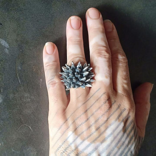 Spike Ring Silver